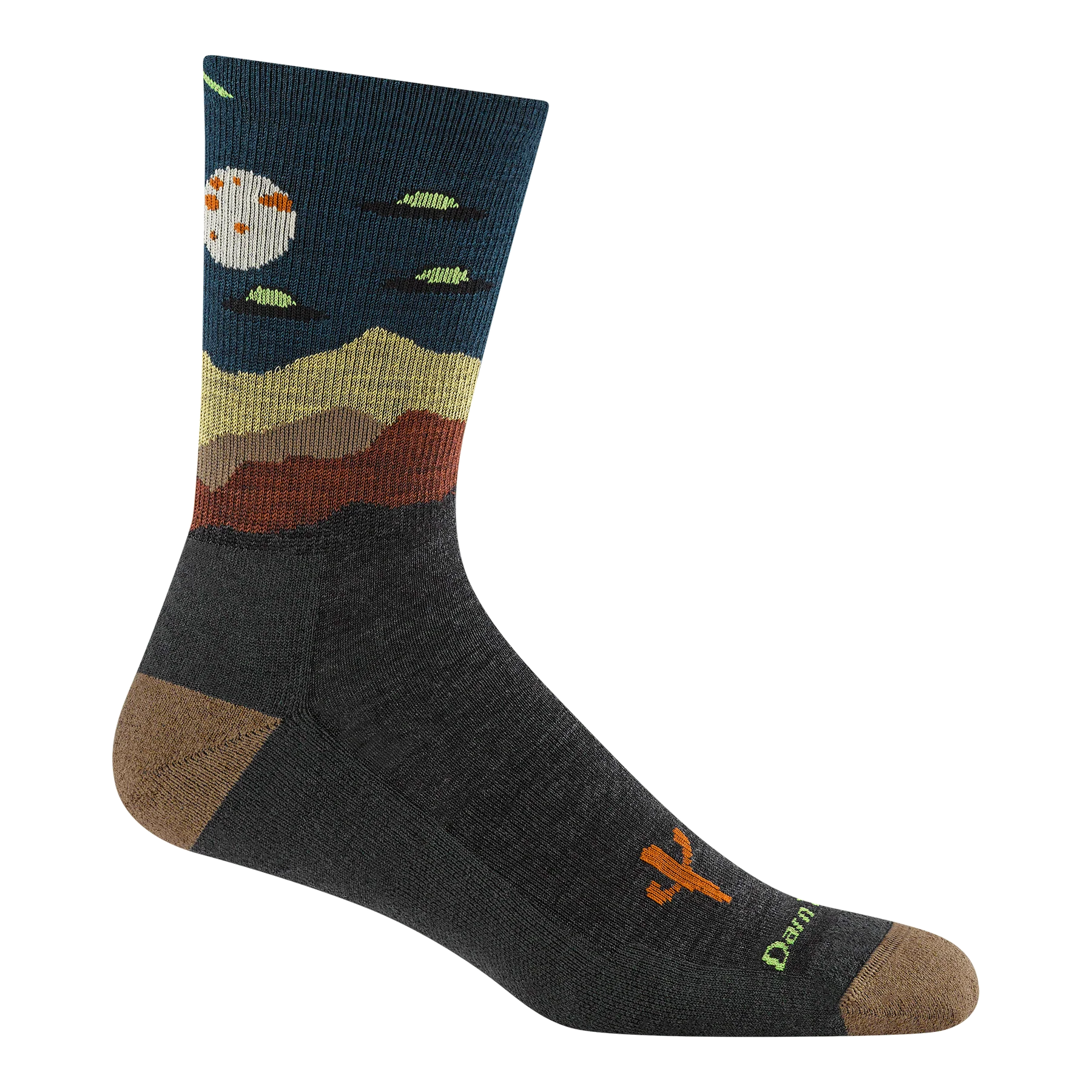 DARN TOUGH Men's Spaced Out Micro Crew Lightweight Hiking Socks #5051 ...